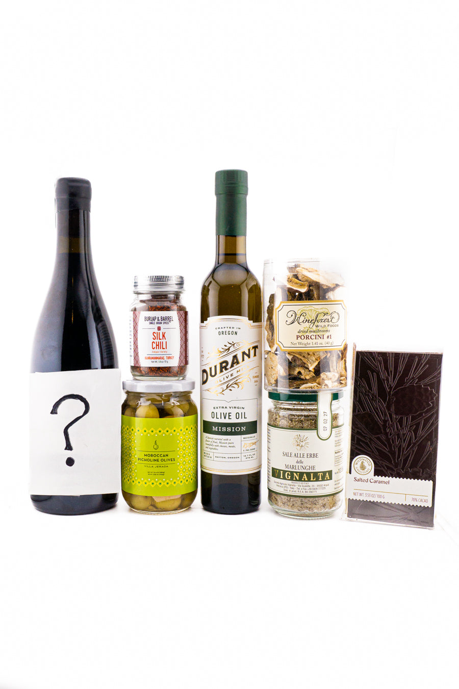 Gourmet Gift Box + A Bottle of Wine – Liner & Elsen