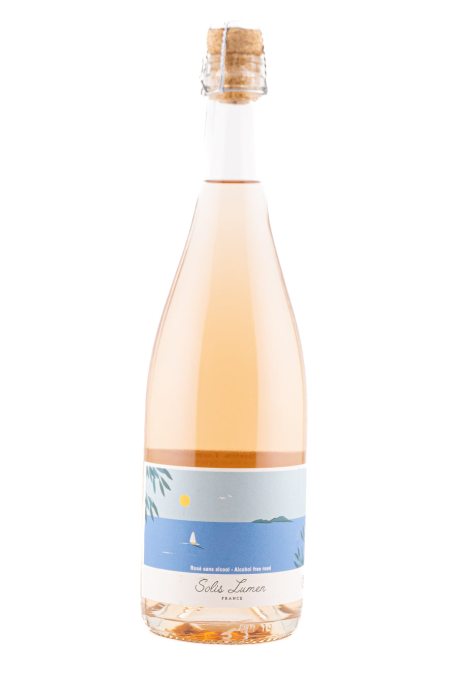 Domaine Montrose Solis Lumen Alcohol Free Sparkling Rose NV – Liner & Elsen