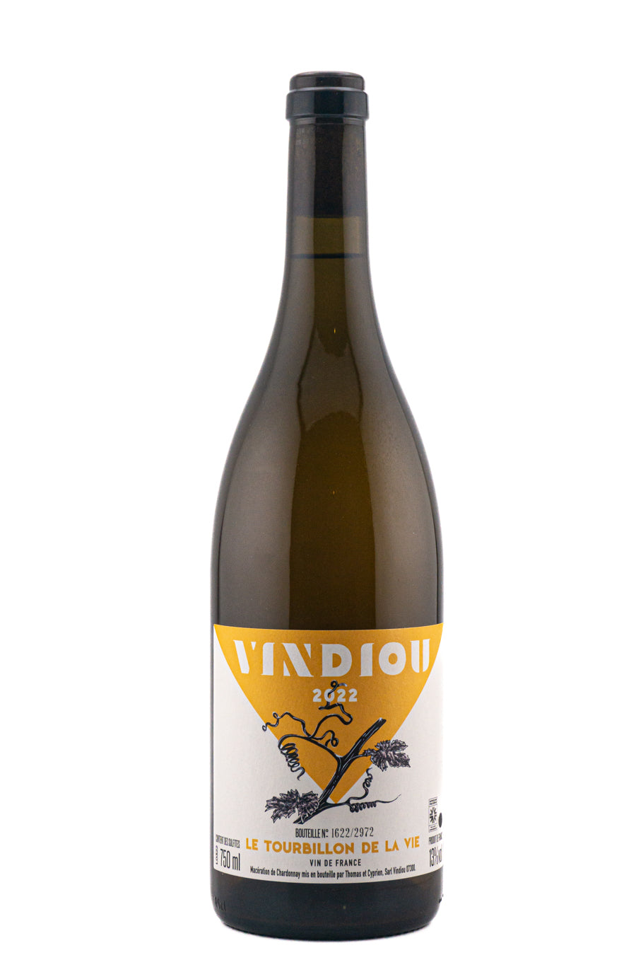 Domaine Vindiou Vin de France Le Tourbillon de la Vie Blanc 2022 ...